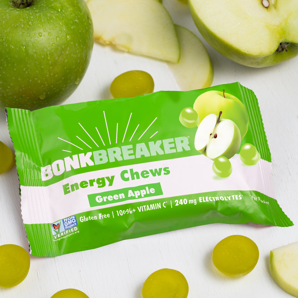 Bonk Breaker - Energy Chews - Green Apple – Red Dot Running Company