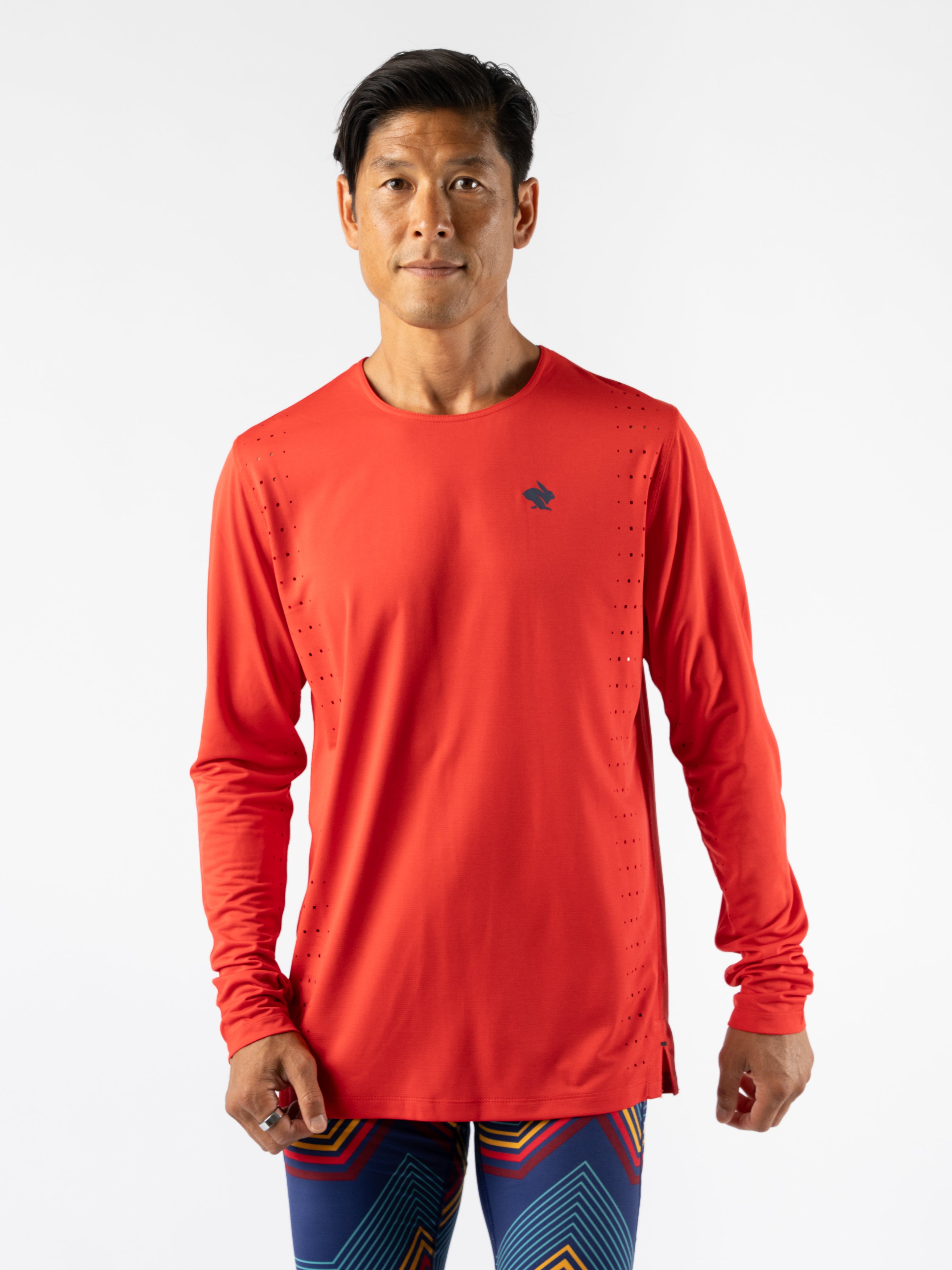 Red Dot Running Company - rabbit - Race Pace Tee LS - Fiery Red - Men's