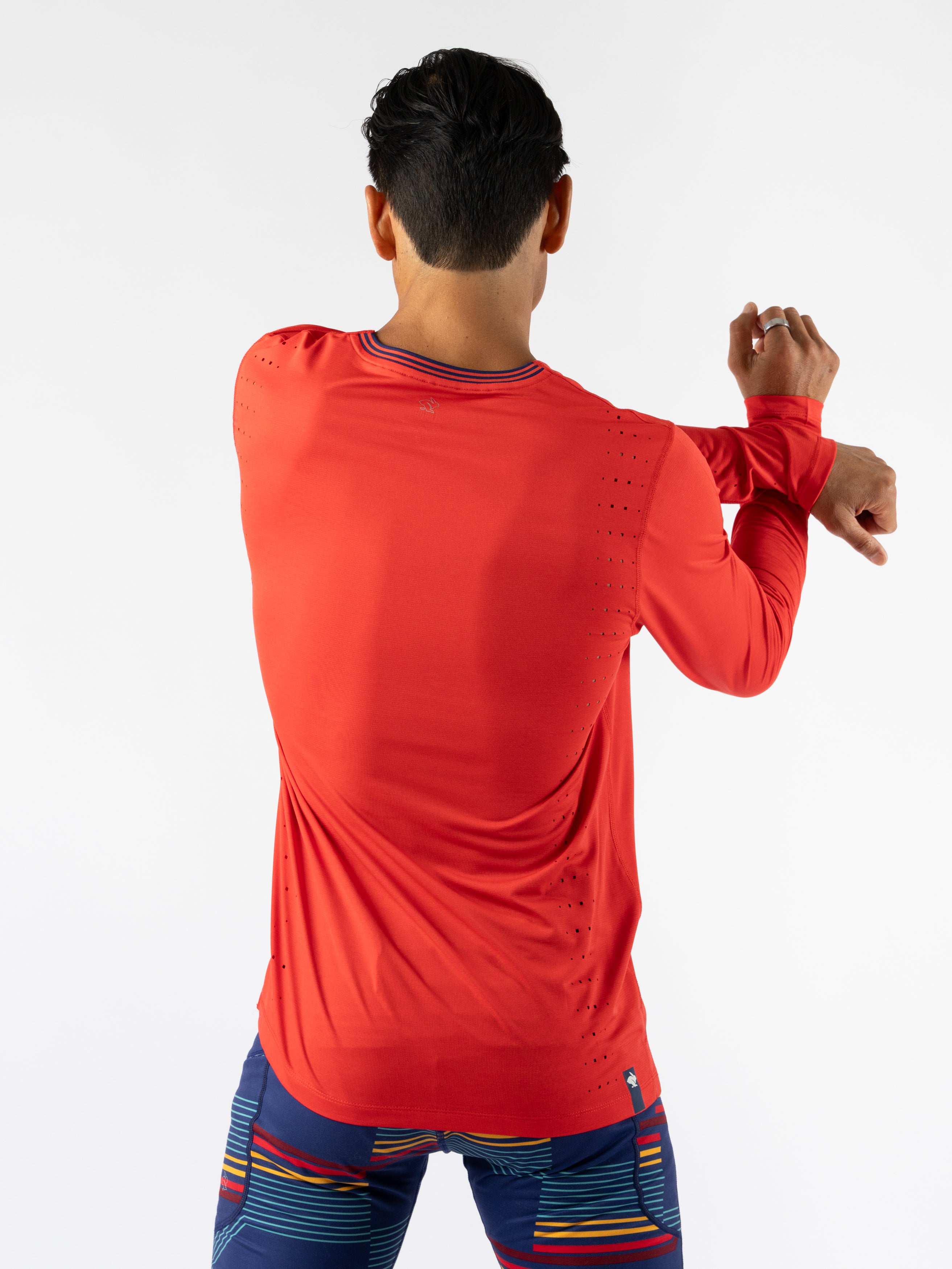 Red Dot Running Company - rabbit - Race Pace Tee LS - Fiery Red - Men's