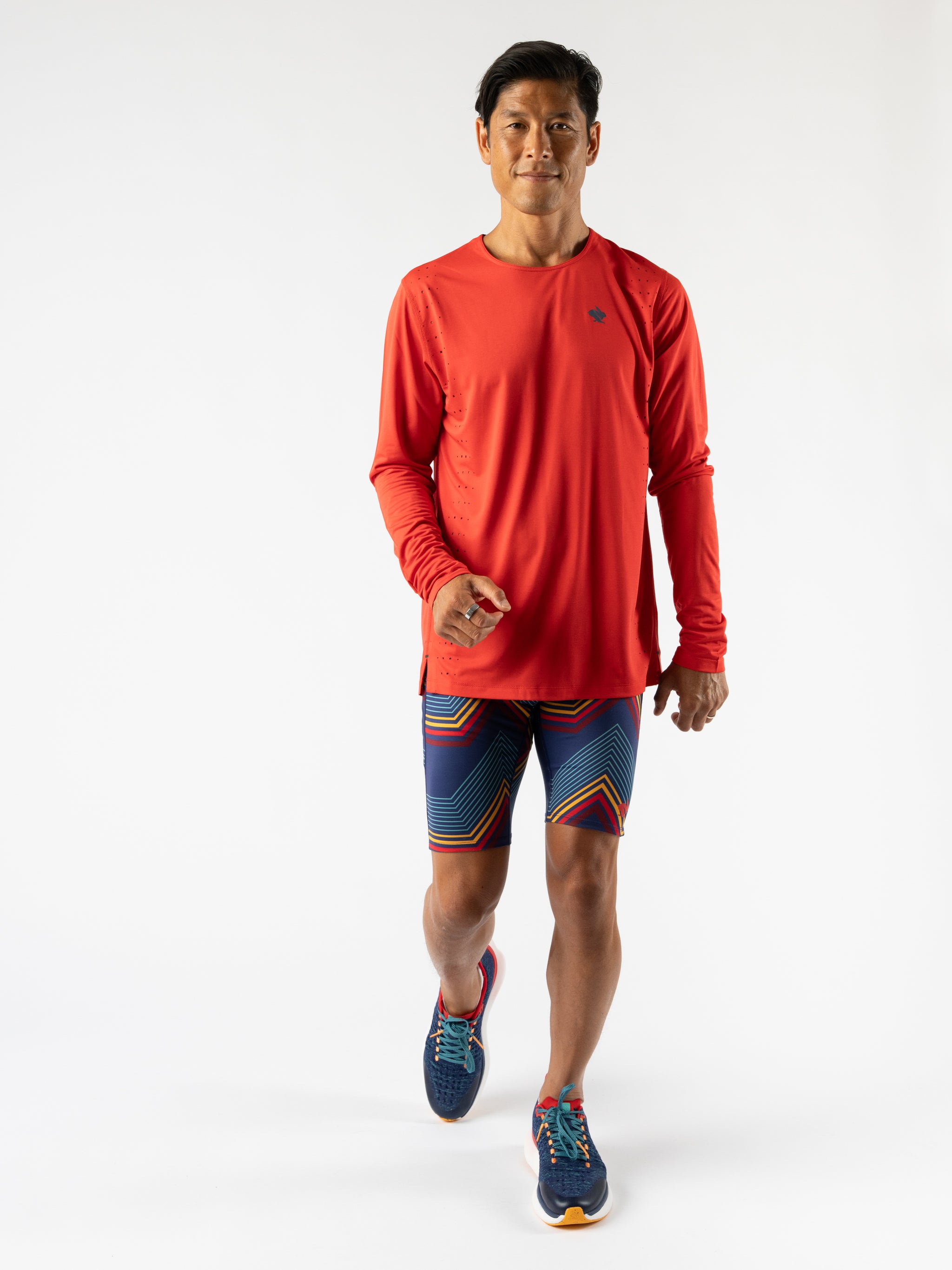 Red Dot Running Company - rabbit - Race Pace Tee LS - Fiery Red - Men's