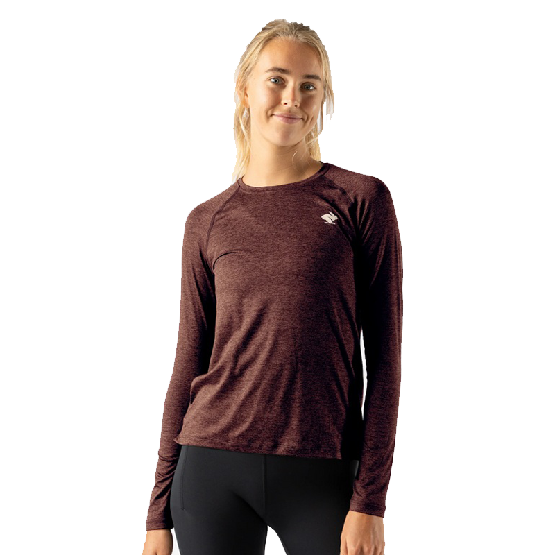 Red Dot Running Company - rabbit - EZ Tee LS - Tawny - Women's