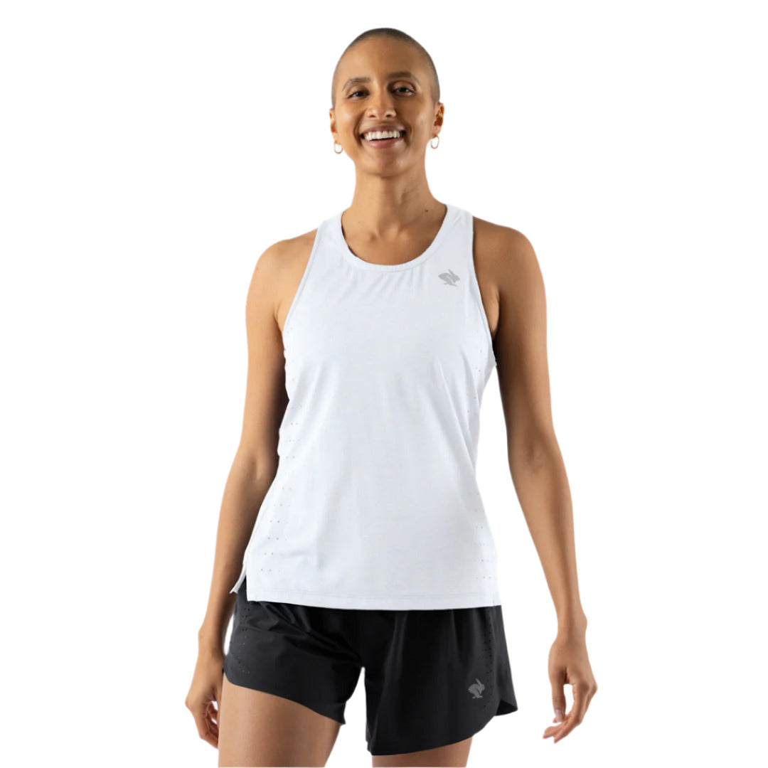 Red Dot Running Company - rabbit - Race Pace Tank - White - Women's