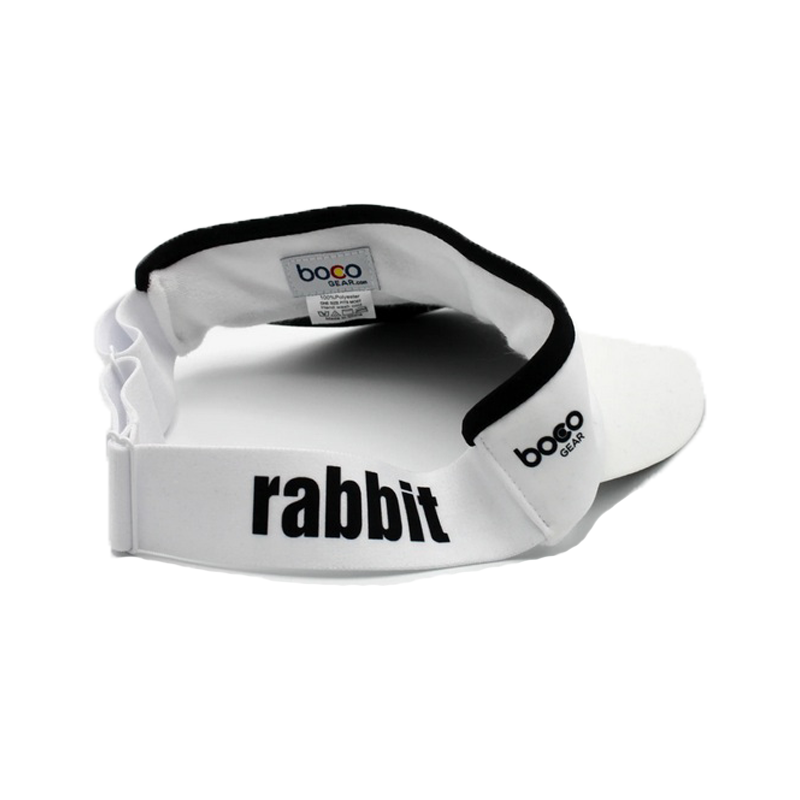 Red Dot Running Company - rabbit - Adjustable Visor - White