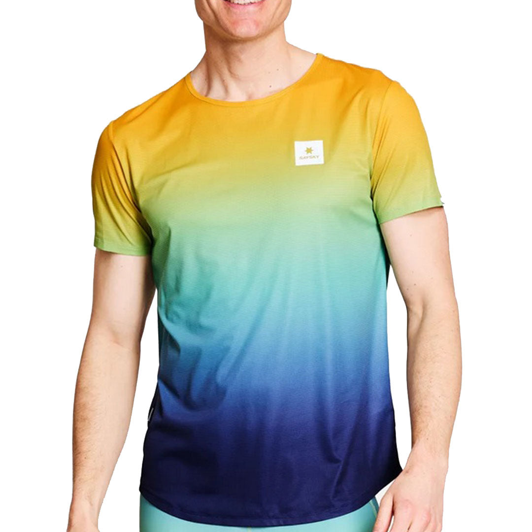 Red Dot Running Company - Saysky - Drip Dye Flow T-Shirt - Blue - Men's