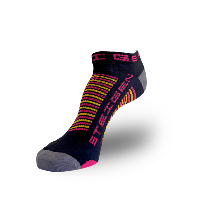 Red Dot Running Company - Steigen - Zero Length Running Socks - Black Rose