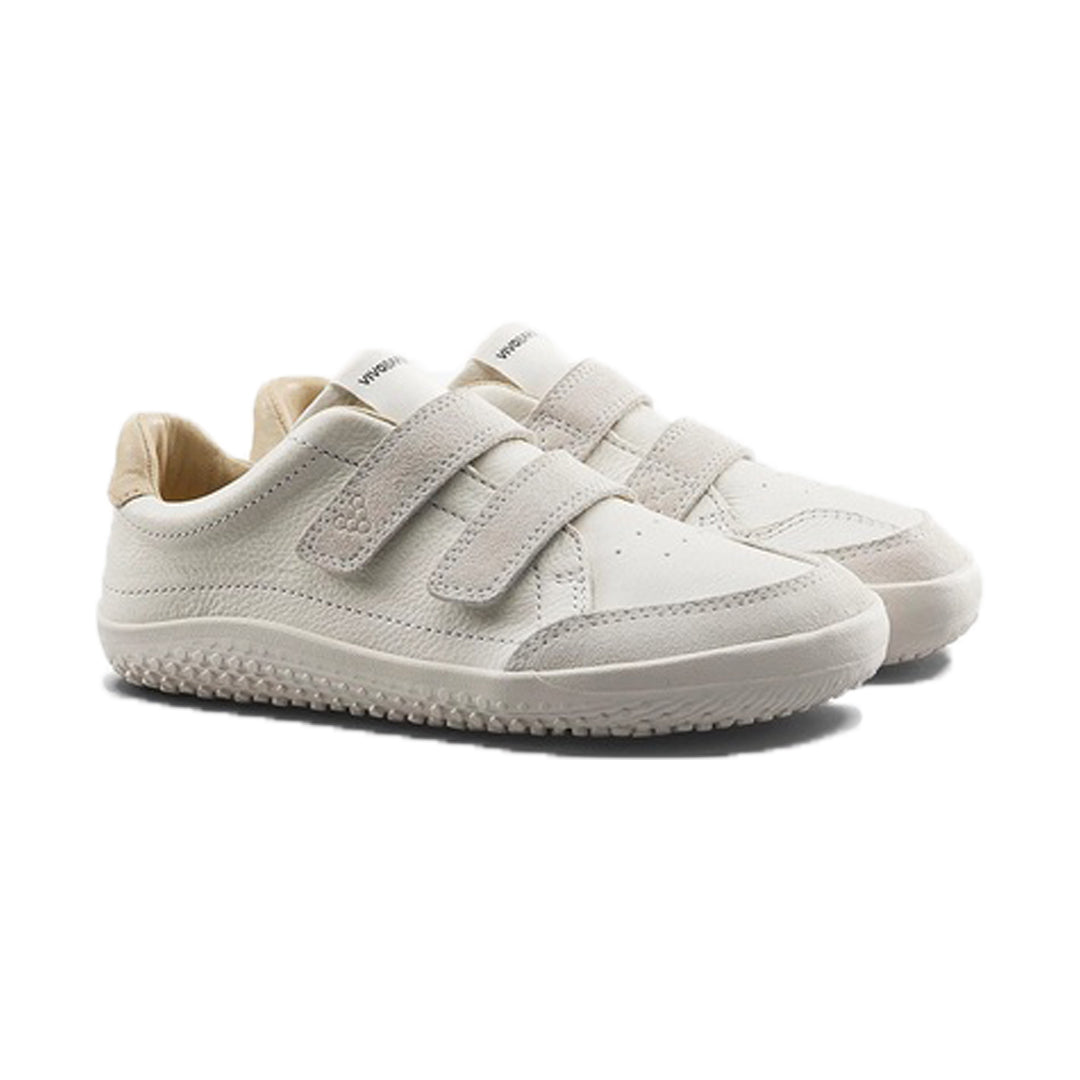 Red Dot Running Company - Vivobarefoot - Gobi Sneaker - Limestone - Kids